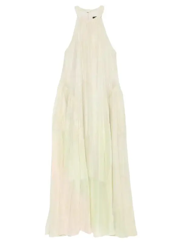 ELEH Crinkled Maxi Dress - Neutrals