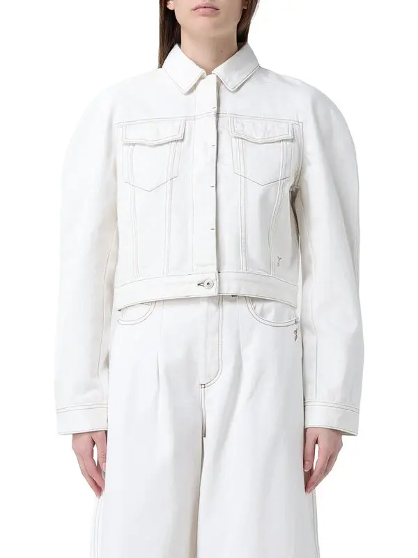 Jacquemus Cropped Jacket - White