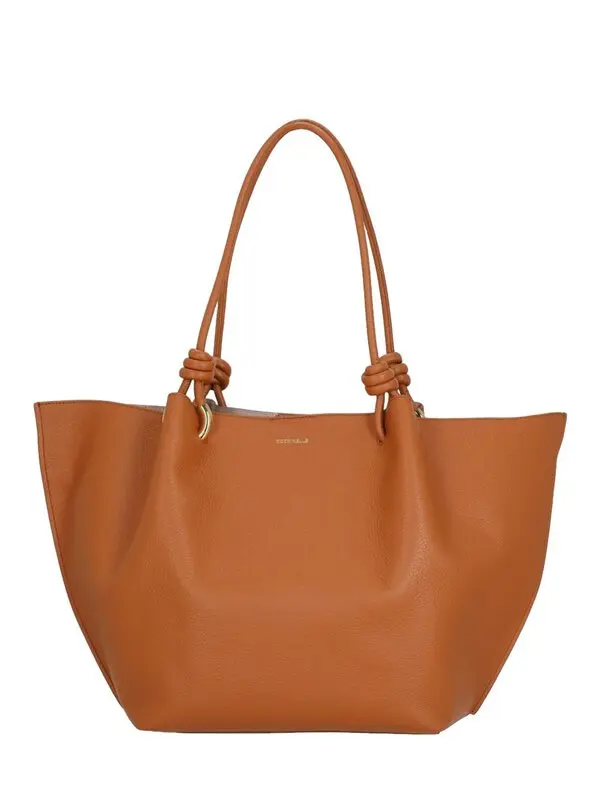 COCCINELLE Leather Shoulder Bag - Orange
