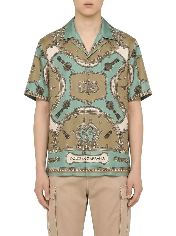 Dolce & Gabbana Printed Silk Shirt - Rope