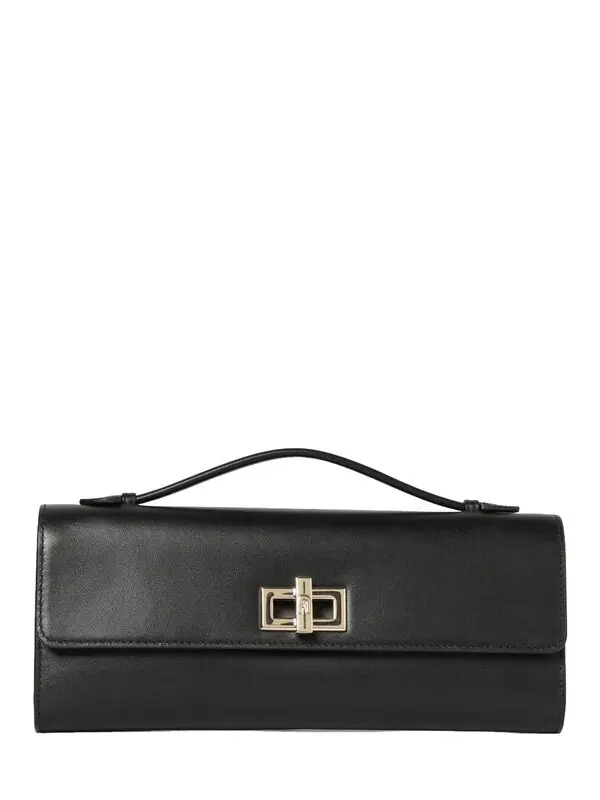 Furla Clutch With Turn Lock - Black