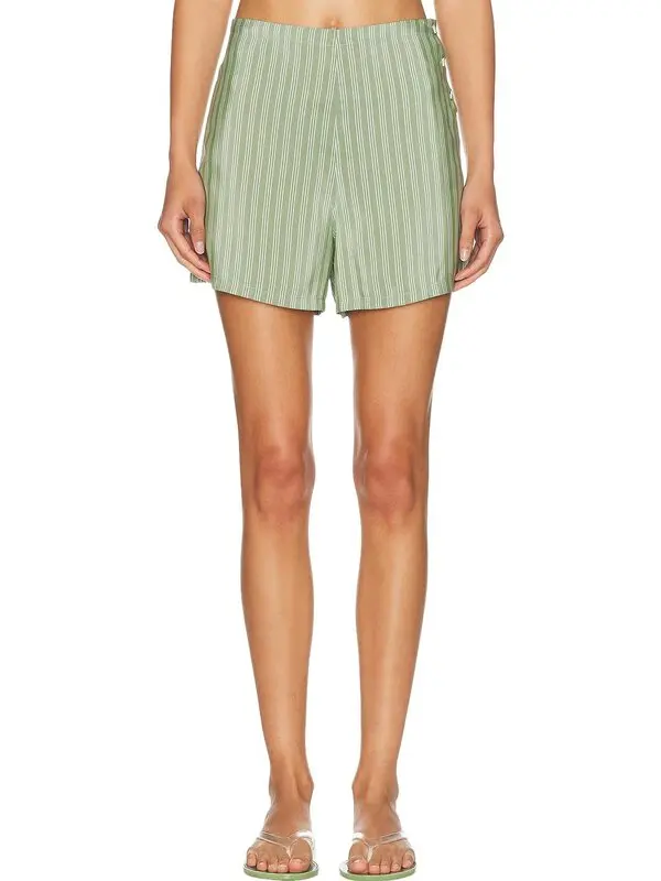 BODE Sylvan Stripe Short - Green