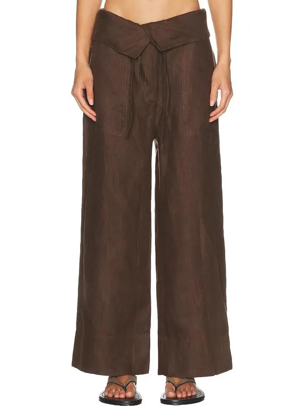 HAIGHT. Grazi Pant - Brauna Brown