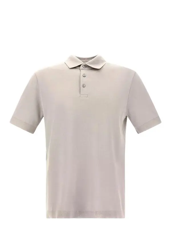 Herno Knit-effect Polo Shirt - Grey