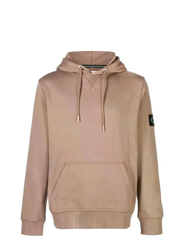 Calvin Klein Heavyweight Cotton Hoodie - Brown