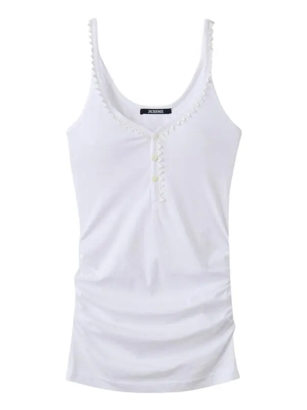 Jacquemus Clavela Tank Top - White