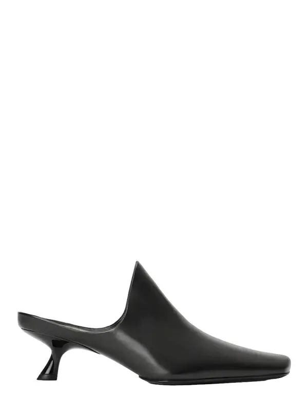 Loewe Pebble Leather Mules - Black