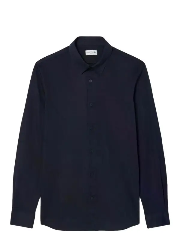 Lacoste Long-sleeve Button Shirt - Blue