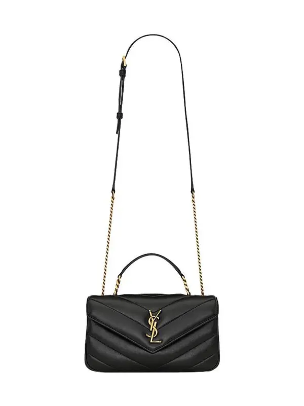 Saint Laurent Loulou Top-handle Bag - Black
