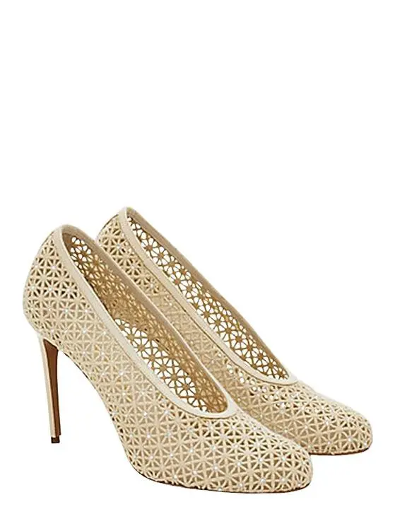 FERRAGAMO Sol 95 Pumps - Mascarpone