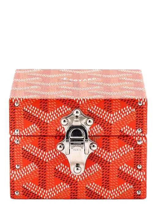 Goyard Regence Trunk Coated Canvas - Orange