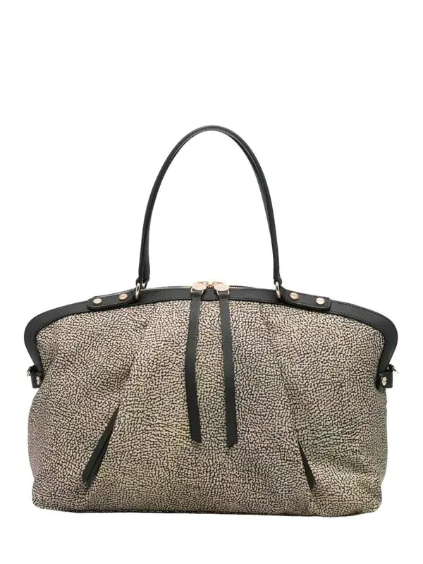 Borbonese Medium Frame Top-handle Tote Bag - Neutrals