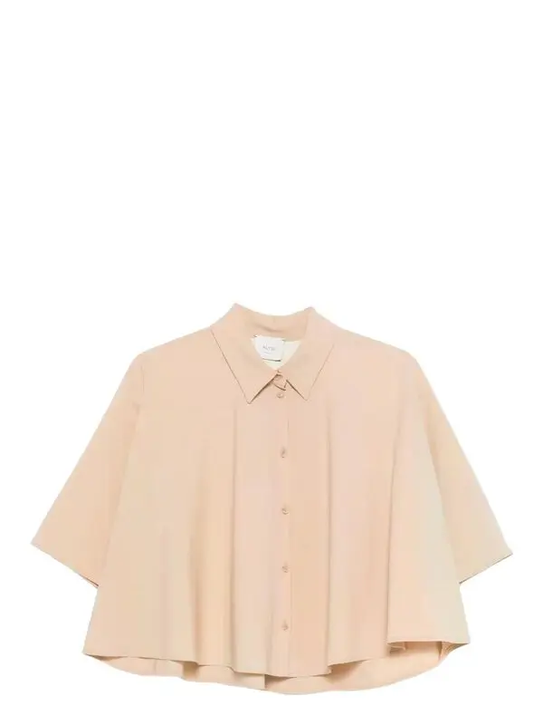 ALYSI Button-fastening Top - Neutrals