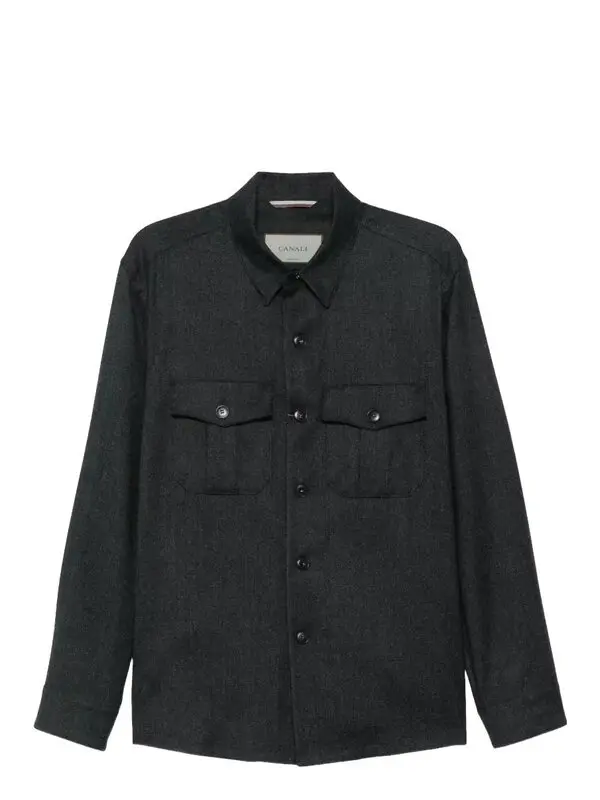 Canali Long-sleeves Jacket - Grey