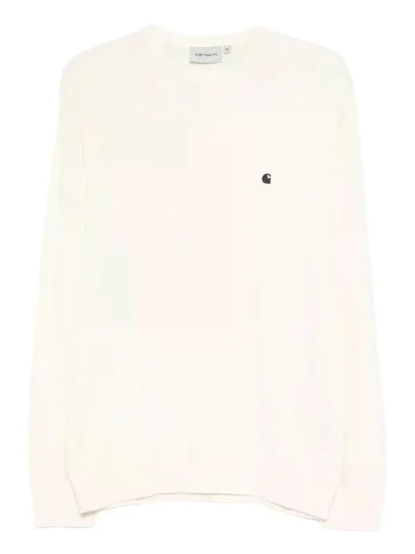 Carhartt Work In Progress Madison Logo-embroidered Sweater - Neutrals