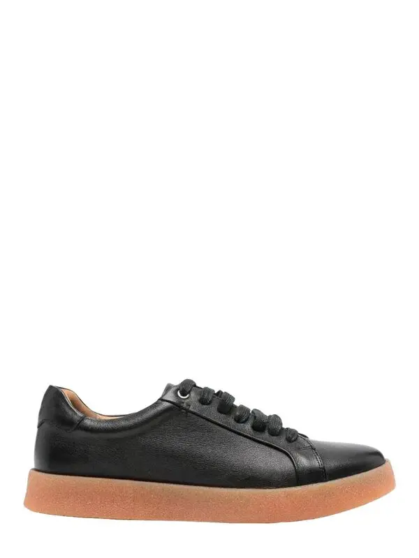 SERGIO MORETTI FIRENZE Leather Sneakers - Black