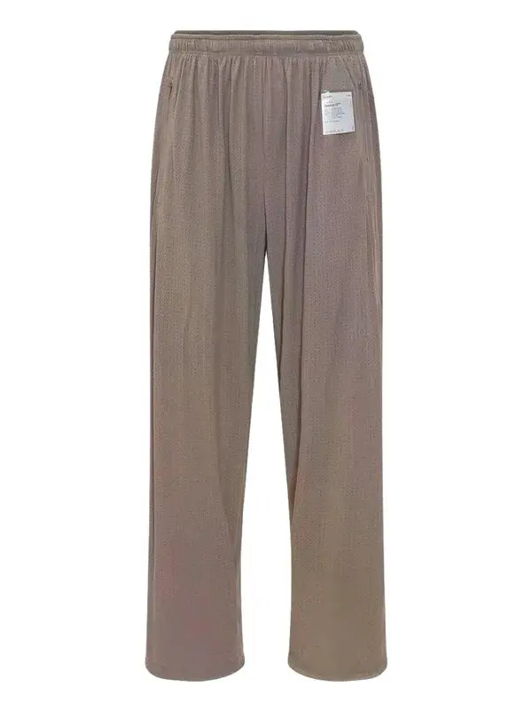 Satisfy Space-o Perforated Track Pants - Brown