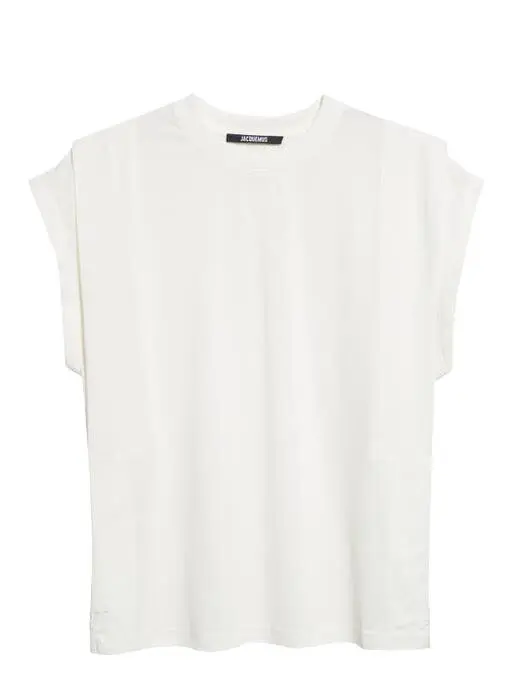 Jacquemus Ventadou Cap-sleeve T-shirt - White