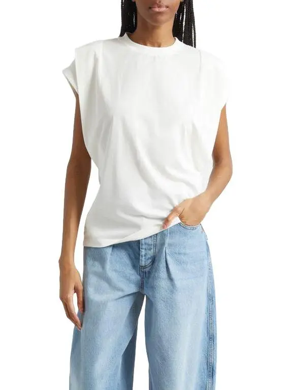 Jacquemus Ventadou Cap-sleeve T-shirt - White