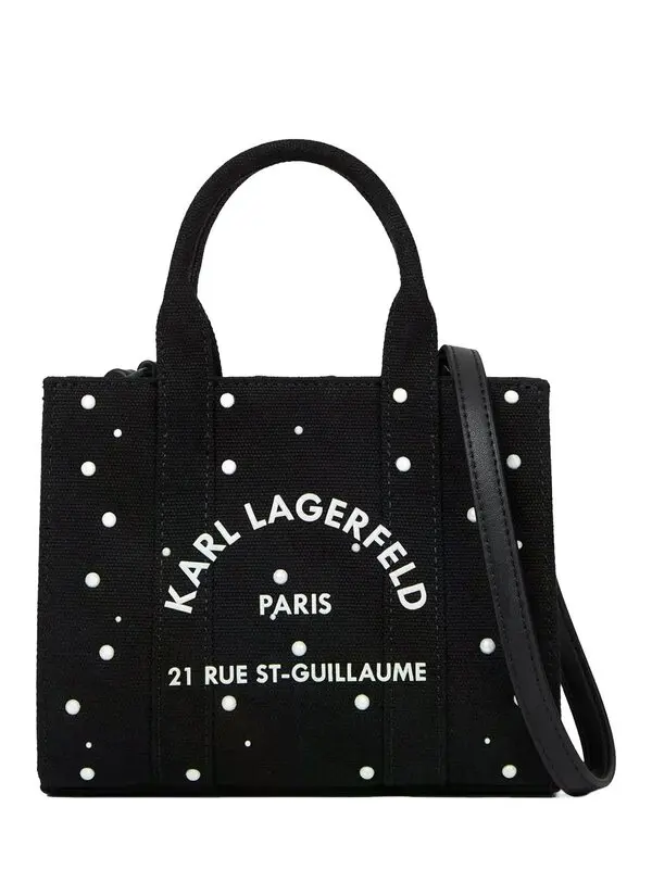 Karl Lagerfeld Mini Rue St-guillaume Tote Bag - Black