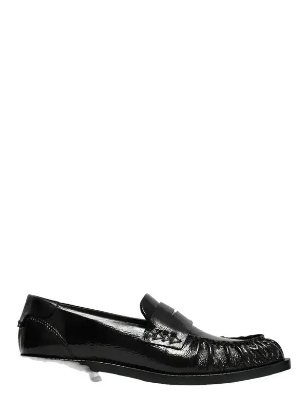 VANDA NOVAK Greta Loafers - Black