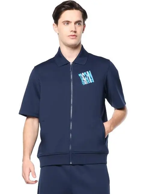 SERGIO TACCHINI Urso Short Sleeve Track Jacket - Maritime Blue