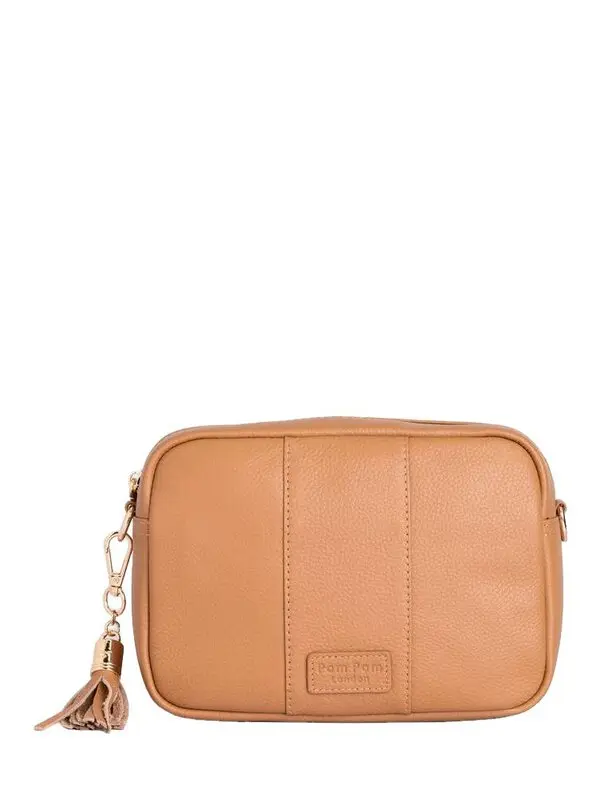 POM POM LONDON City Crossbody Bag - Maple