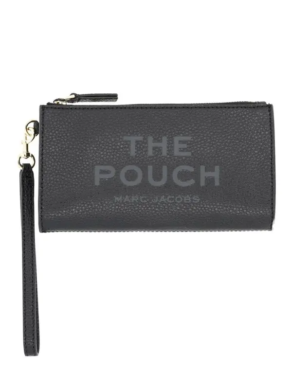 Marc Jacobs Pouch In Pelle - Black