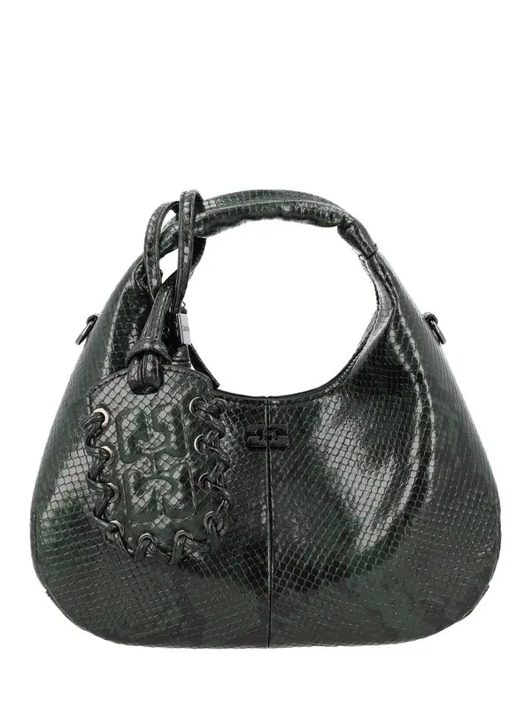 GANNI Mini Hobo Bag - Green