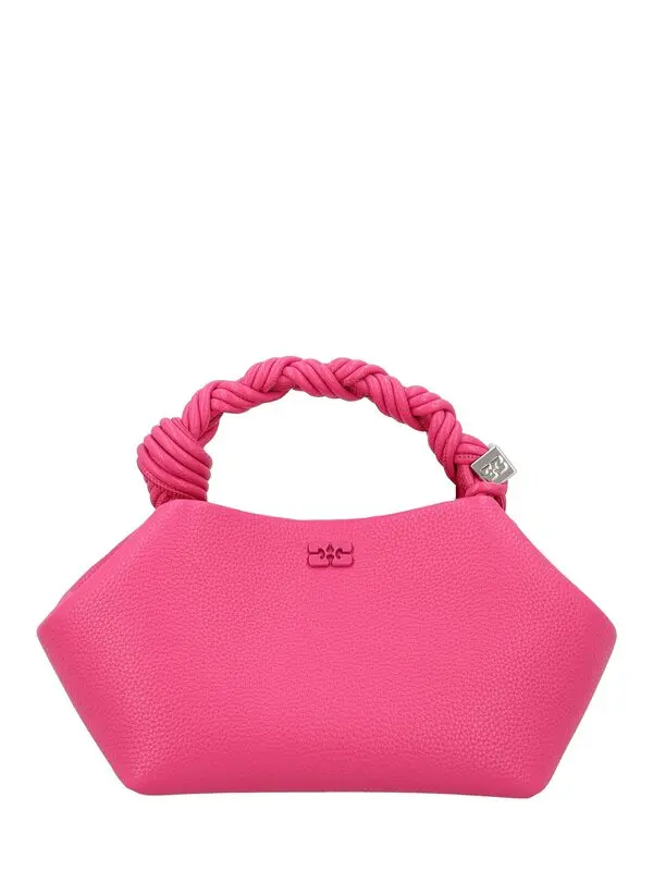 GANNI Small "bou" Handbag - Fuchsia