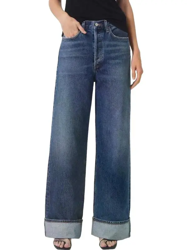 AGOLDE Control Turn-up Jeans - Blue