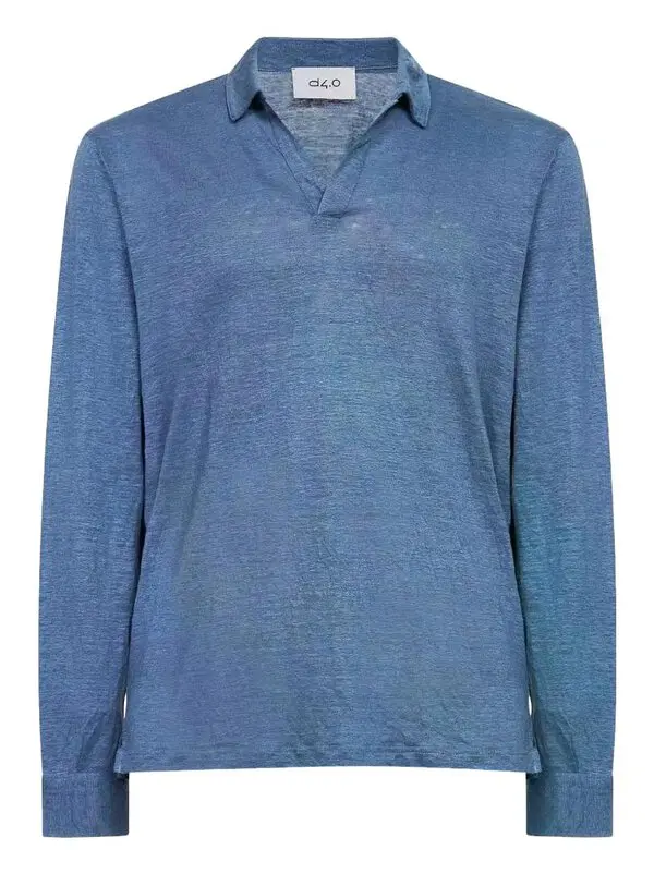 D4.0 Long-sleeve T-shirt - Blue