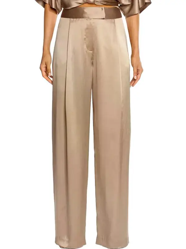 THE SEI Relaxed Wide-leg Trousers - Neutrals