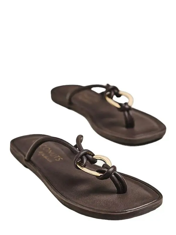 Matisse Mission Thong Sandals - Dark Brown