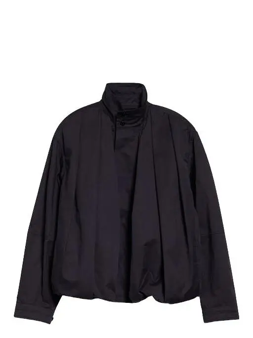 LEMAIRE Cotton Sateen Blouson Jacket - Ink Blue