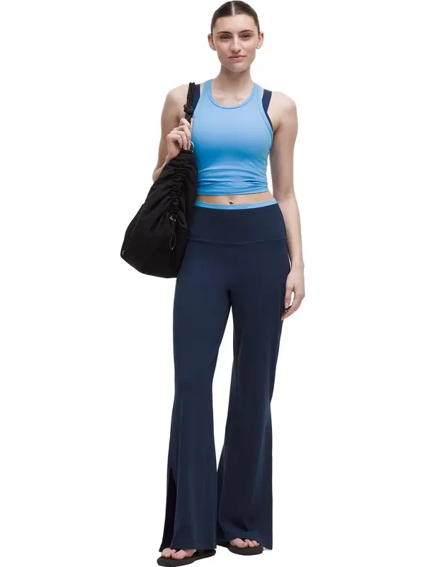 Lululemon Align™ Super-high-rise Side-slit Pant - Club Blue/ocean Wave