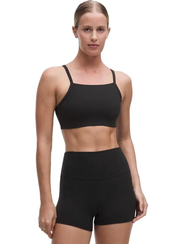 Lululemon Nulu Straight-neck Bra - Black
