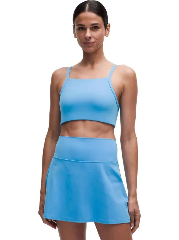 Lululemon Nulu Straight-neck Bra - Ocean Wave
