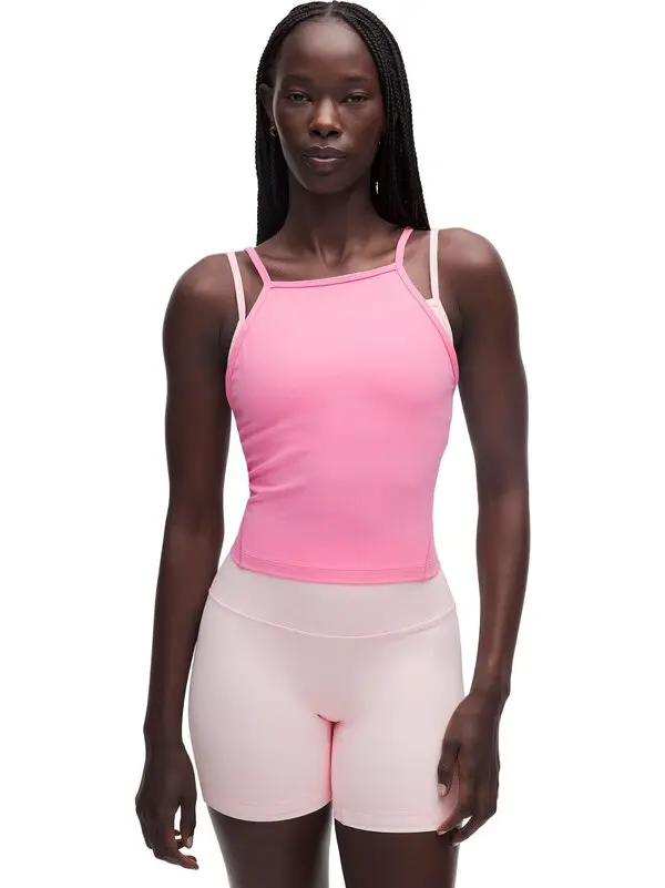 Lululemon Align™ Layered High-neck Tank Top - Candy Cloud/pink Pearl