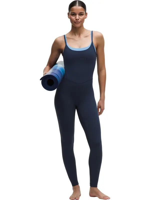 Lululemon Align™ Layered Bodysuit 28 - Club Blue/ocean Wave