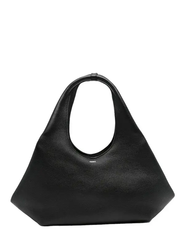Coperni Folded Leather Tote - Black