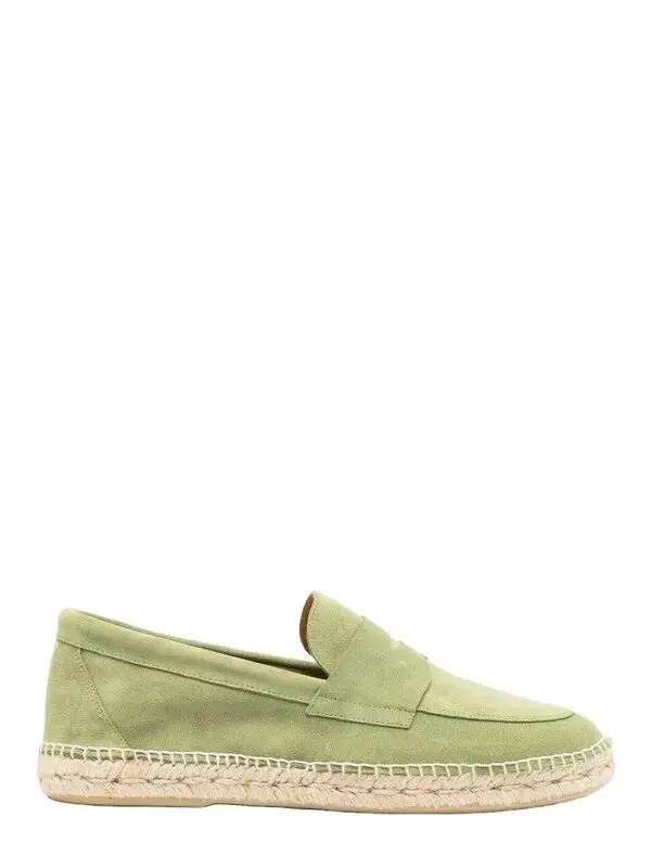 ABARCA Suede Espadrilles - Green
