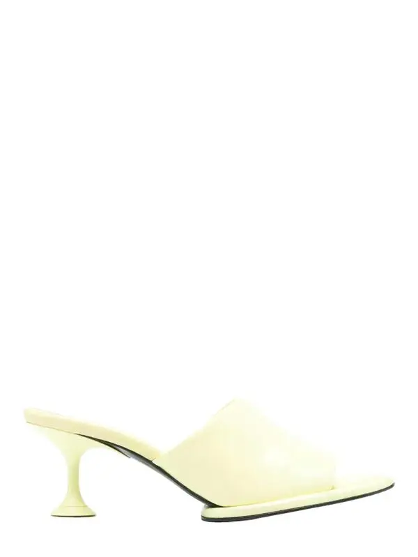 SERGIO ROSSI Hourglass-heel Sandals - Yellow