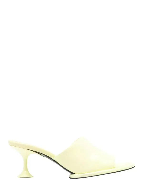 SERGIO ROSSI Hourglass-heel Sandals - Yellow