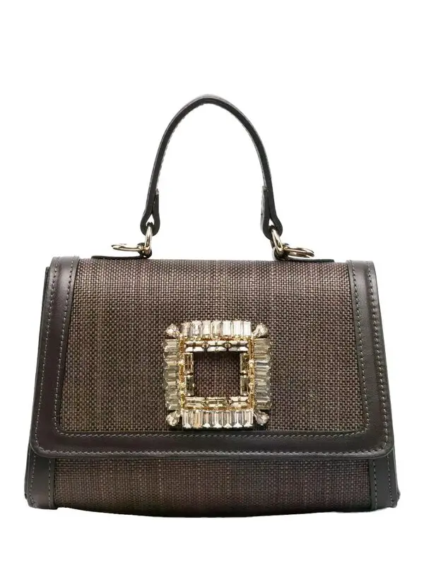 Roberto Festa Crystal-embellished Tote Bag - Brown