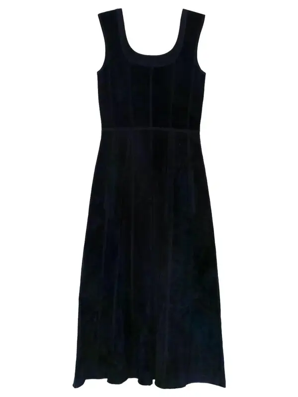 Maje Paneled Midi Dress - Blue