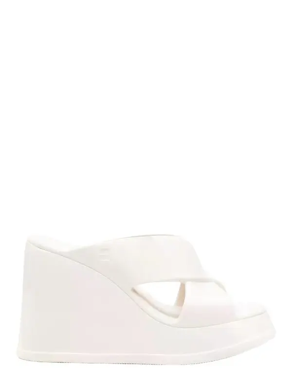 Melissa Crossover-strap Sandals - White