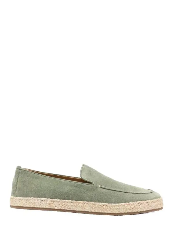 HENDERSON BARACCO Suede Espadrille Loafers - Green
