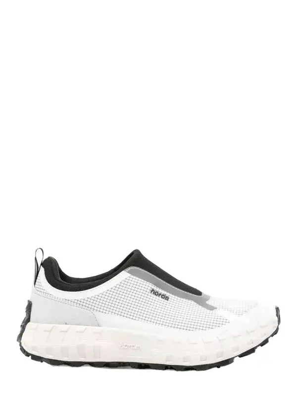 NORDA Mesh-panelled Slip-on Sneakers - White