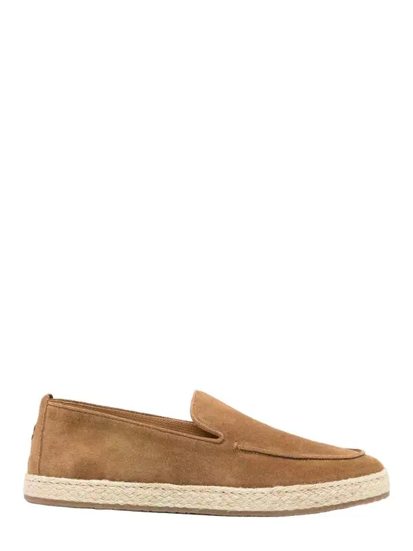 HENDERSON BARACCO Almond-toe Espadrilles - Brown